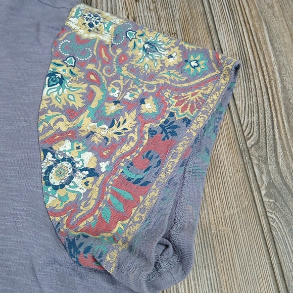 Style & Co. | Tops | Style Co Short Sleeve Colorful Eccentric Pattern ...